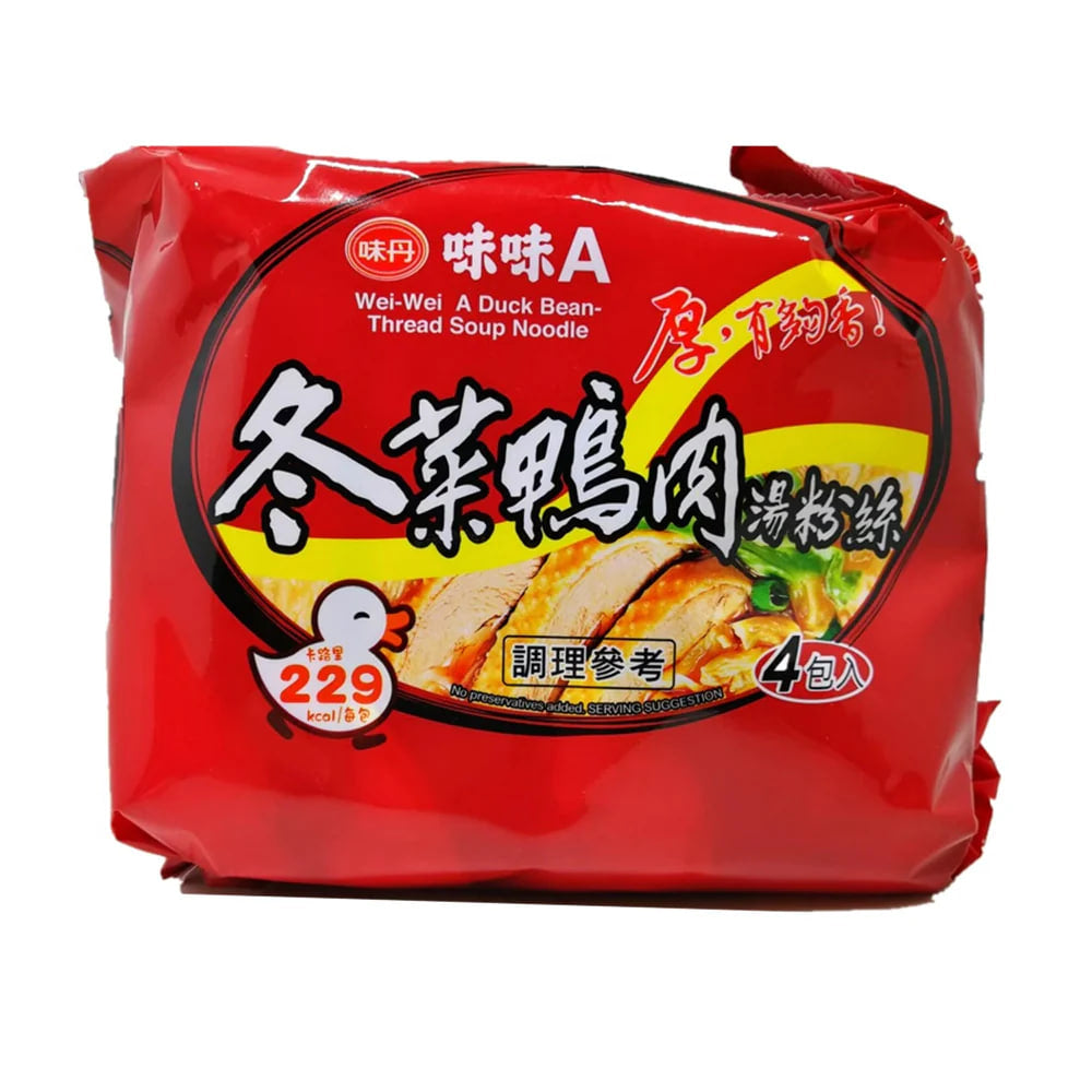 (WEI-WEI A) Duck Flavor Bean-Thread Soup Noodles [(味味A) 冬菜鴨肉湯粉絲 ...