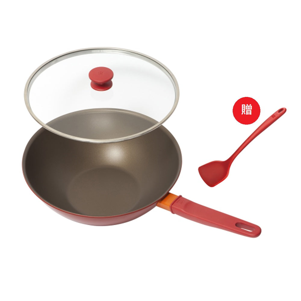 (ZWILLING) NOW IH Non Stick Frying Pan (Including Cover & Silicone ...